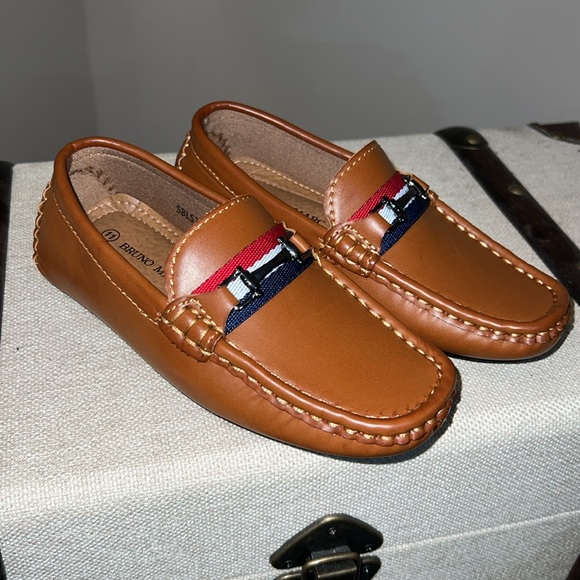 Bruno Marc | Shoes | Brand New Boys Cognac Tan Brown Peanut Butter ...